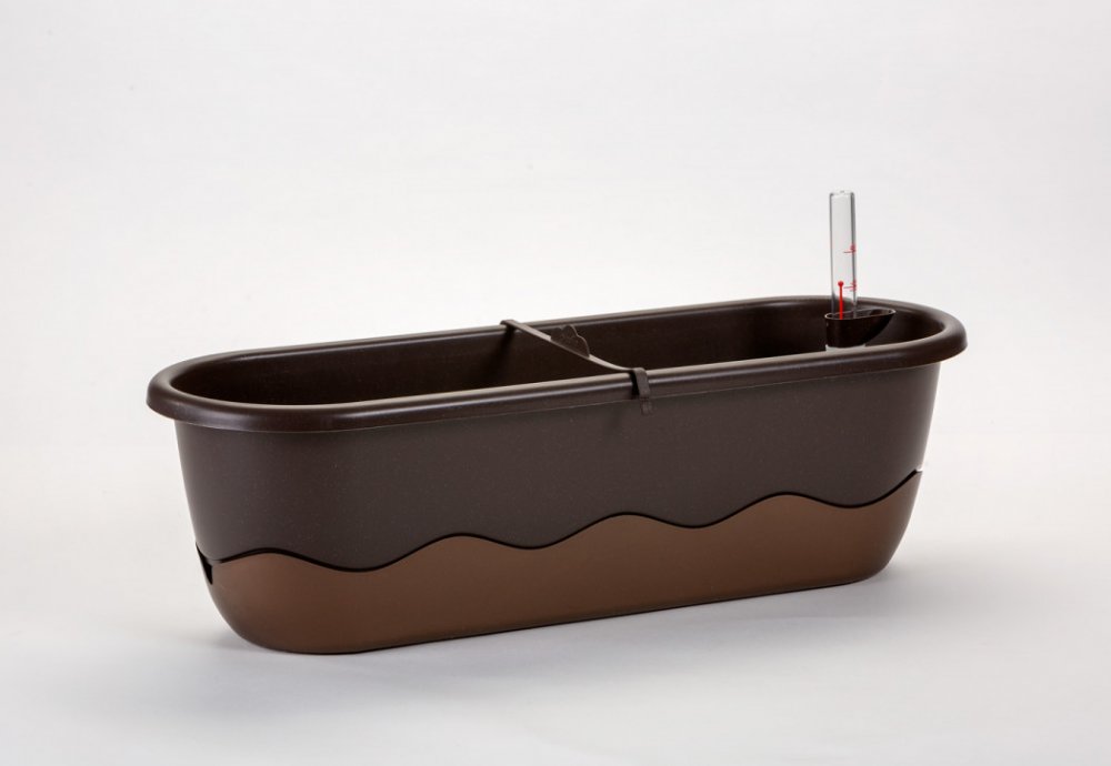 Plastia truhlík Mareta hnědá bronzová :: Zahrada v pohodě.cz