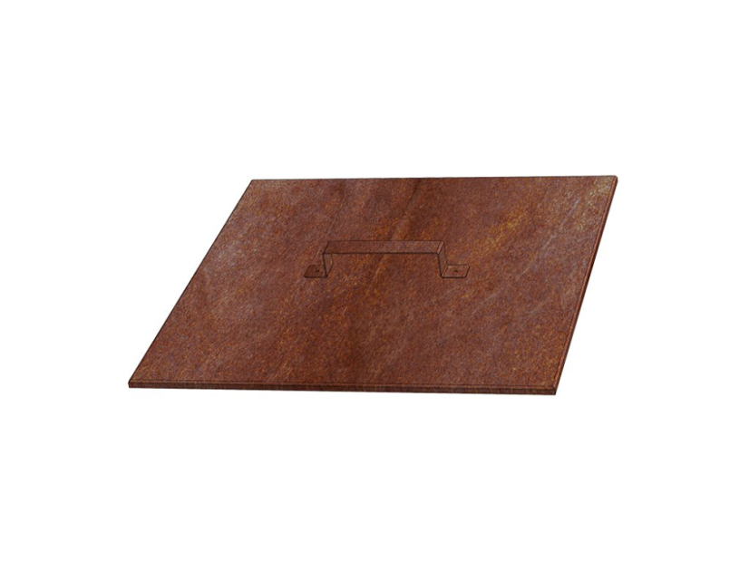 Corgarden Zahradní ohniště VÍKO 1019 50 x 50 x 1 cm Corten :: Zahrada v ...